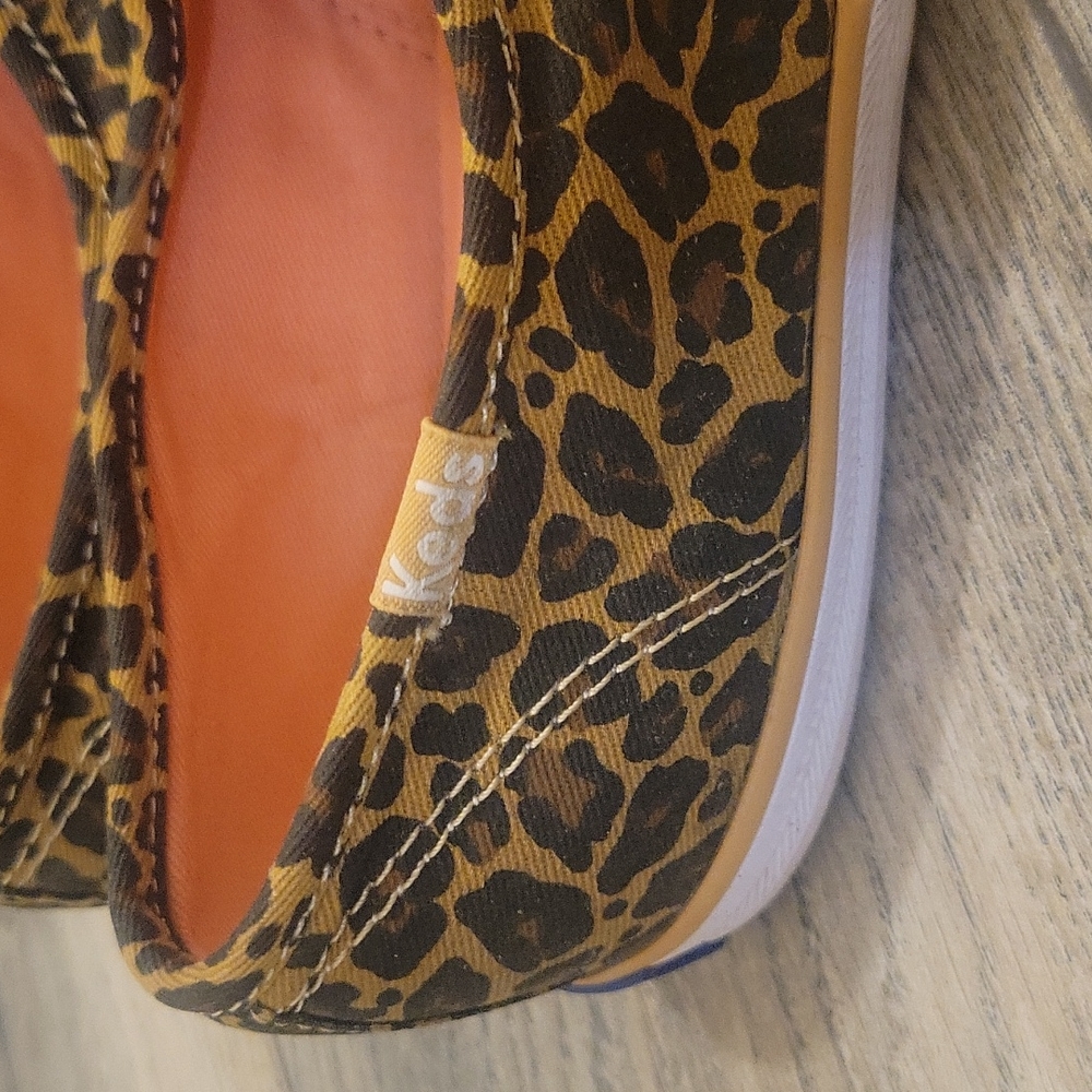 Keds Womens Leopard Print Champion Classic Canvas Lac… - Gem